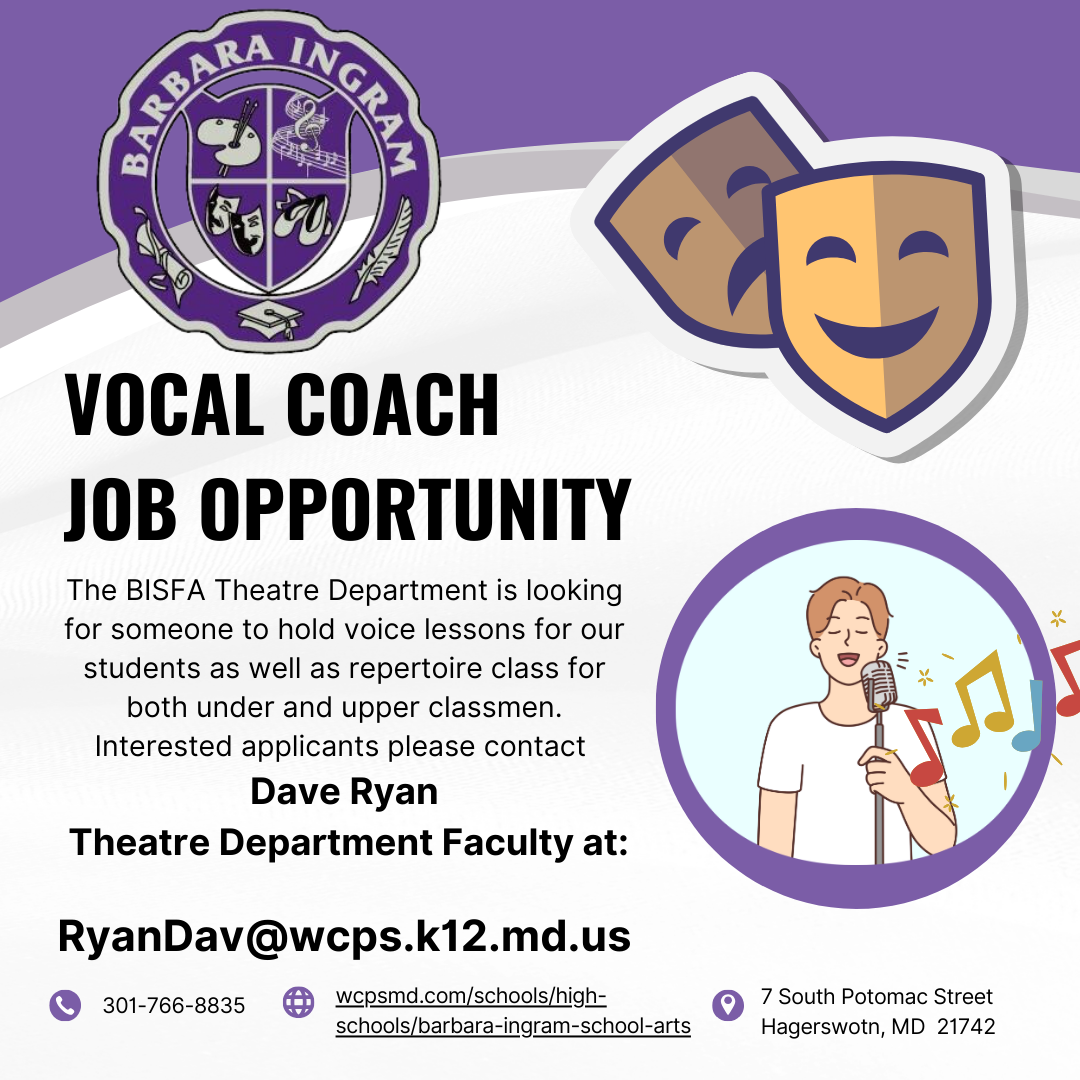 Job Opportunity - Barbara Ingram School for the Arts Foundation Job Opportunity - Barbara Ingram School for the Arts Foundation